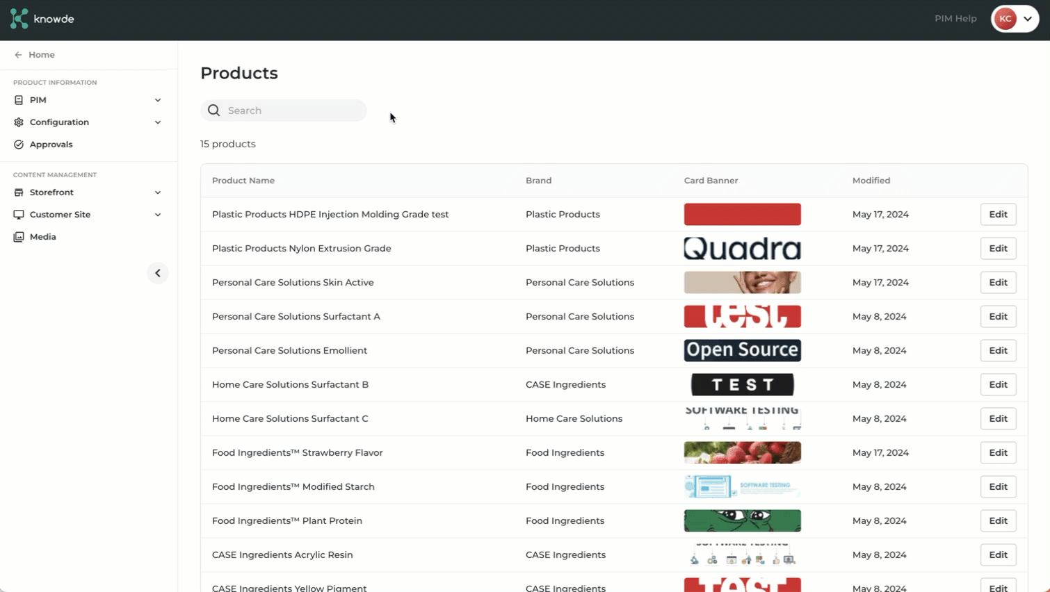 Storefront Editor Guide – Knowde